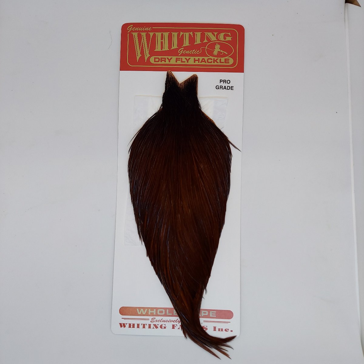 Whiting Farms Pro Grade Cape - Dyed Coachman Brown - Rangeley Region ...